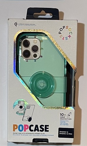 PopSockets PopCase PopGrip Slide Series Phone Case For iPhone 12 & 12 Pro Green | eBay