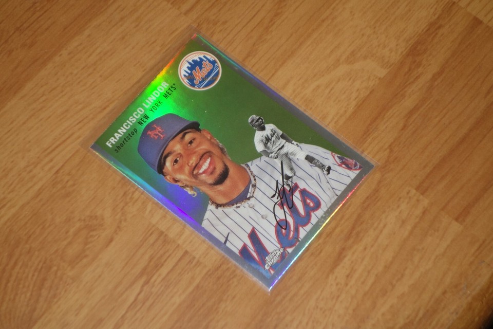 2023 Topps Chrome Platinum -- FRANCISCO LINDOR -- ** REFRACTOR PARALLEL ** MINT! | eBay