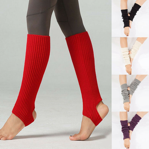 1 Pair Latin Women Knitted Warm Socks Long Stockings Ladies Walking Leg ...