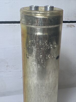 Sprague Compulytic Gold Rare 6600 Uf 32d 15 Dc Vtg Capacitor Military ...