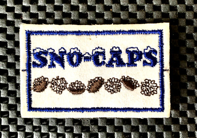 SNO~CAPS VINTAGE EMBROIDERED SEW ON ONLY PATCH CANDY CONFECTION 3 1/4 ...