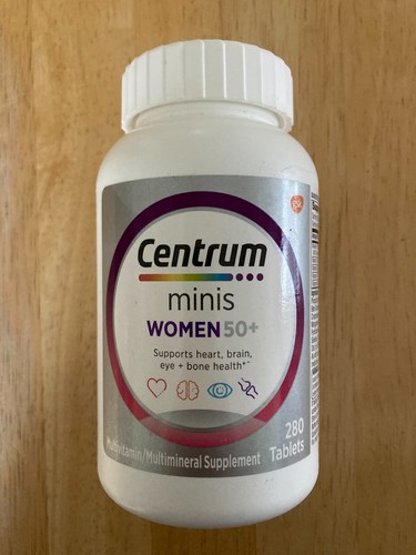 Centrum Minis Women 50+ Multivitamin/Multimineral Supplement 280 ...