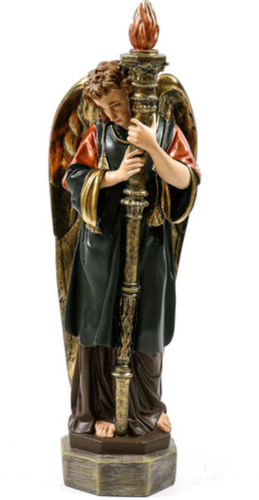 Catholic Church Majestic Angel Statue set (2 angels) 27" FULL COLOR ...