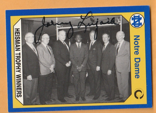 Johnny Lujack Notre Dame Irish AUTO Signed 1990 Card #144 2K | eBay