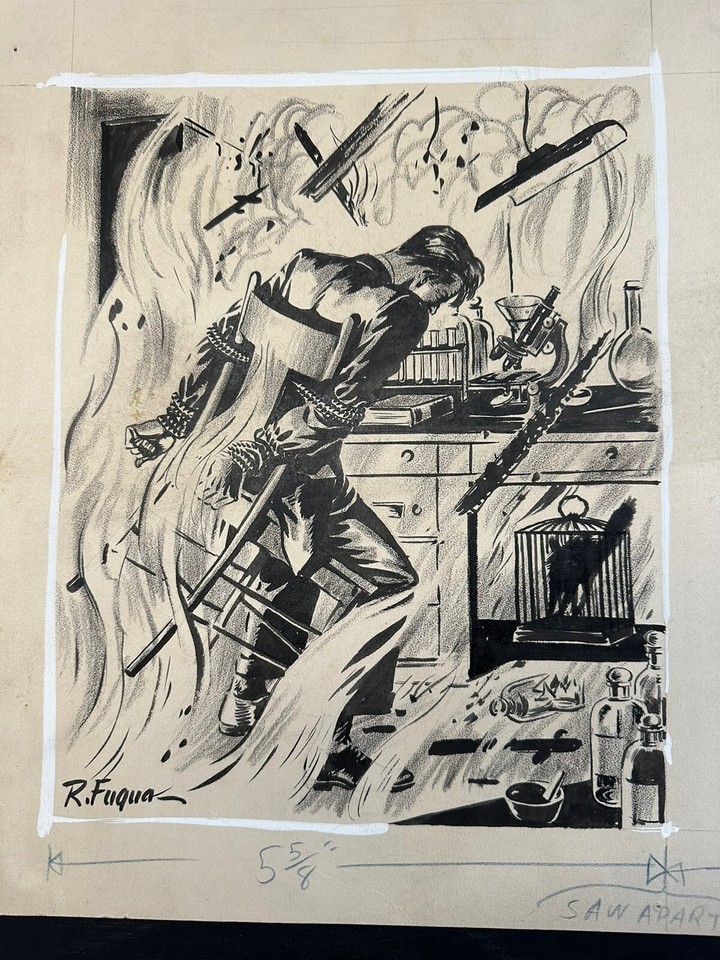 Amazing Stories 1944 Original Pulp Magazine Art Robert Fuqua | eBay