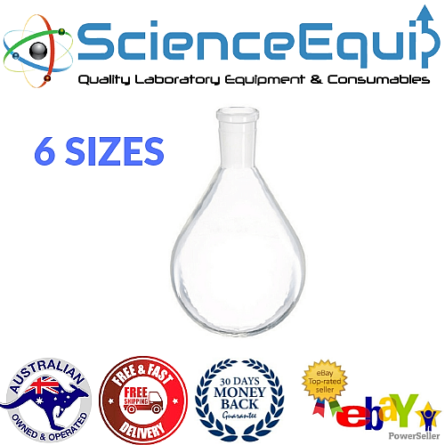 BUCHI ROTAVAPOR EVAPORATING FLASK Boro 3.3 GLASS N/S B-29 Pear Shape | eBay