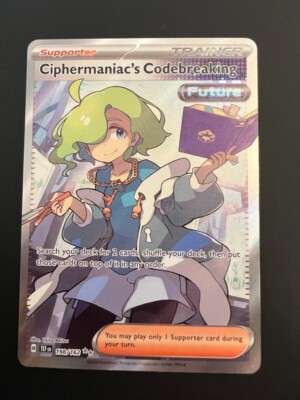 Ciphermaniac's Codebreaking 198/162 Pokemon TCG Temporal Forces Full Art NM | eBay
