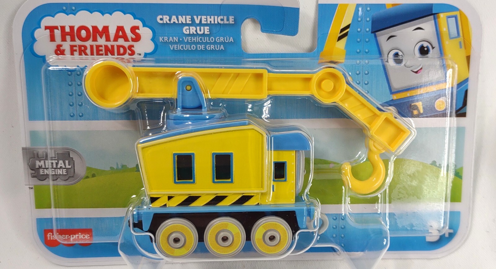 2021 Fisher Price Thomas & Friends Crane Vehicle Carly Metal Engine 3+