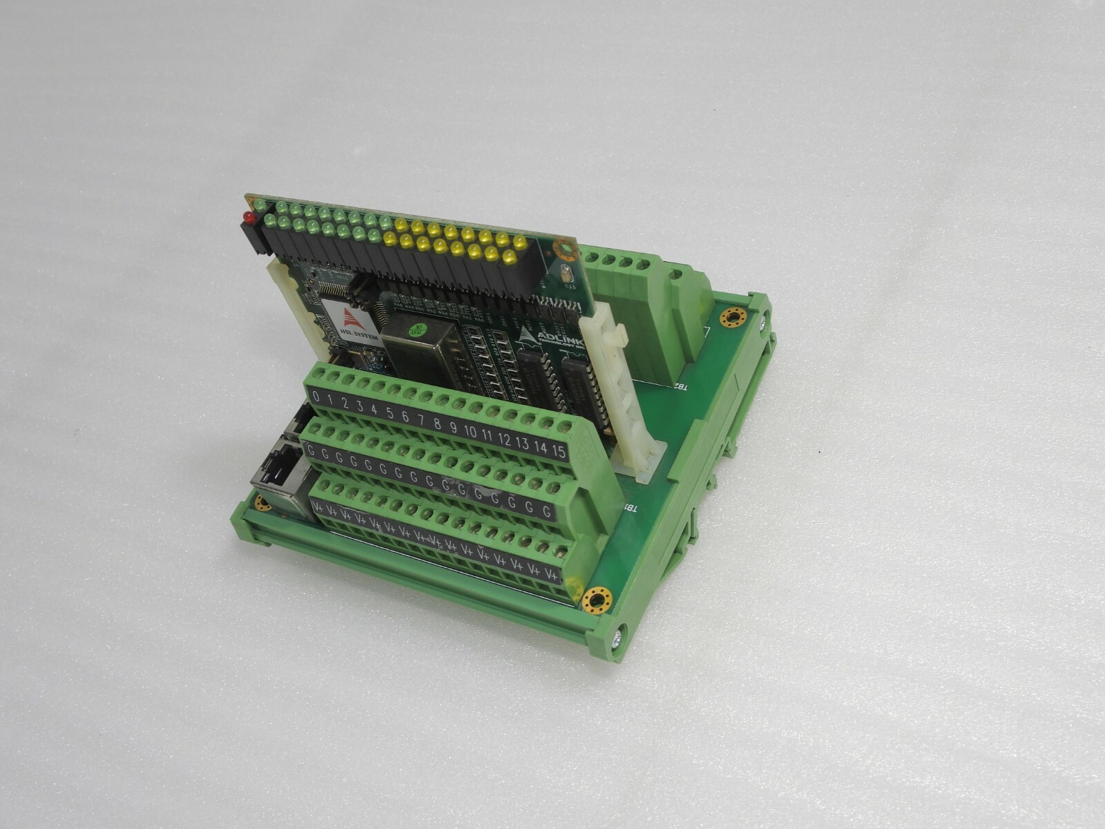 ADLINK HSL-TB32-U-DIN REV A1 & HSL-DI16DO16-DB-NN Board | eBay