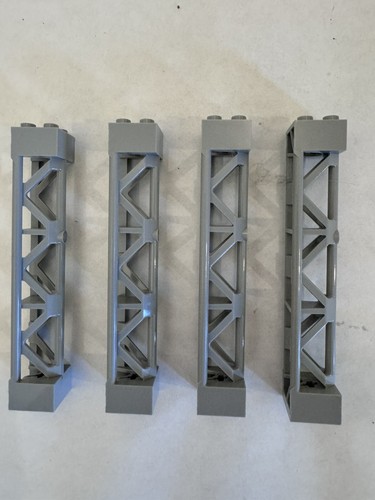 (4) LEGO Support Girder Pillars Lot- GREY- #95347 | eBay