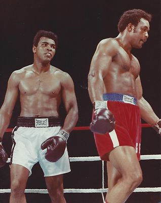 MUHAMMAD ALI vs GEORGE FOREMAN 8X10 PHOTO BOXING PICTURE | eBay