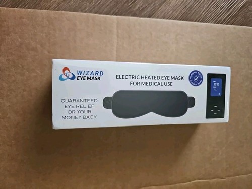 Wizard Research Electric Heated Dry Eye Mask Warm Eye Compress - Black ...