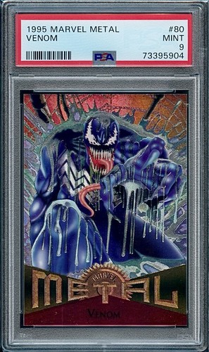 1995 Marvel Metal #80 Venom PSA 9 🔥RARE🔥 | eBay