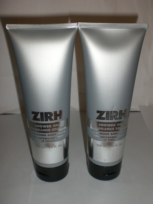 SET OF 2 ZIRH 8.4oz SHOWER GEL FRAG EDITION CLEANSING BODY WASH 16.8oz ...