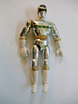 Silver Ranger Deluxe Power Rangers Lost Galaxy Set 8" talking 1998 ...