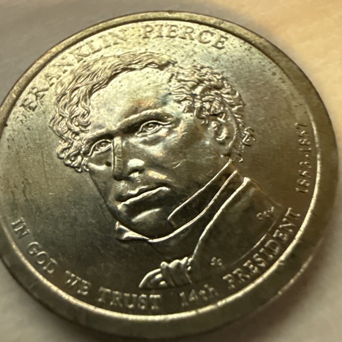Franklin Pierce 1853-1857 US Presidential 1 Dollar Coin Mint P On Side ...