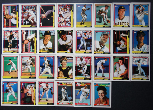 1992 Topps Pittsburgh Pirates Team Set of 30 Baseball Cards | eBay