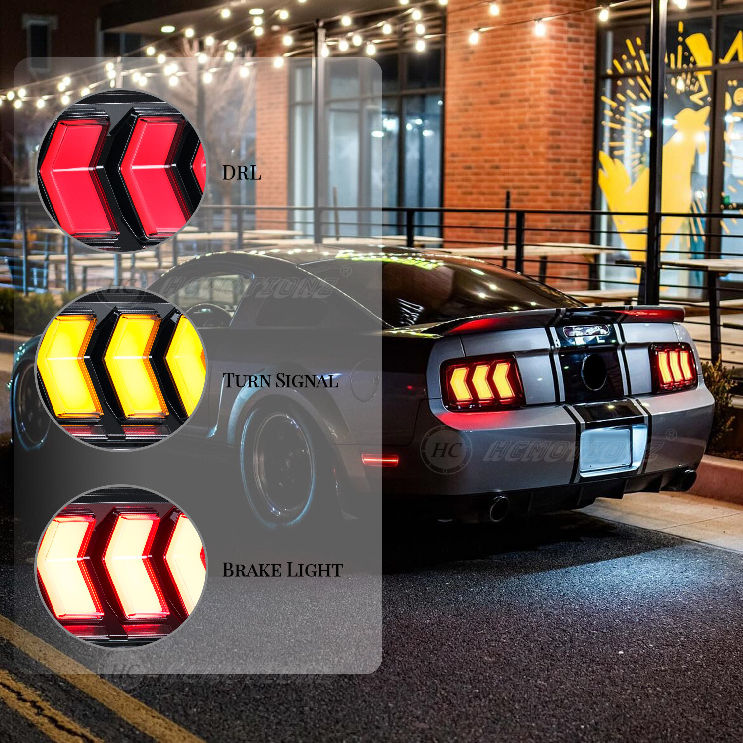 2005-2009 Ford Mustang RGB Tail Light Assembly For Ford Mustang ...