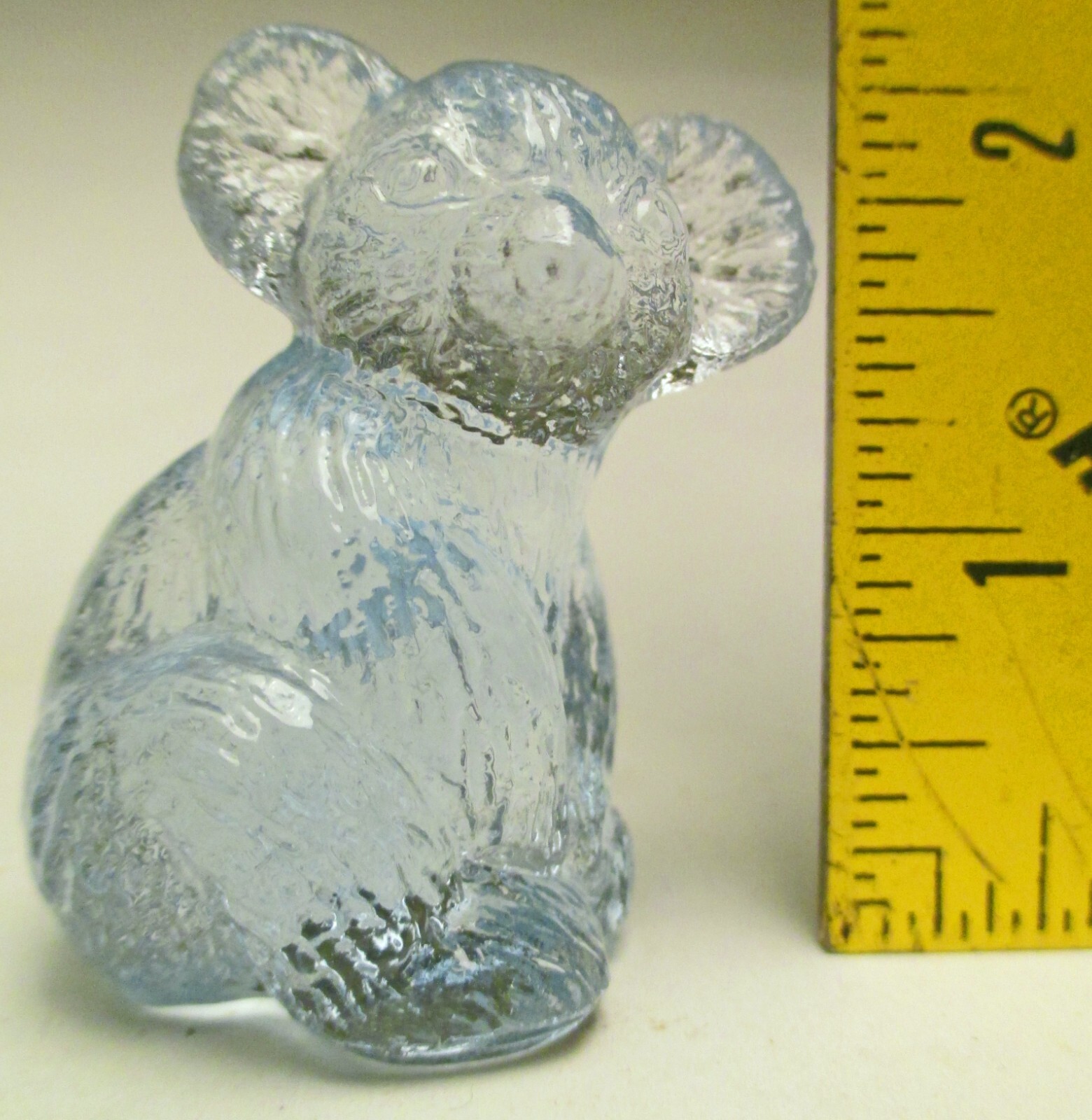 VTG Boyd Art Glass Crystal Hazel Koala Transparent Crystal & hint of ...