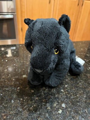 Ikea Mjukhet Baby black panther Leopard Cub 11" soft Plush Stuffed ...