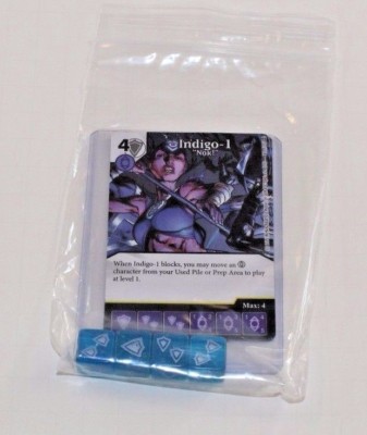 DC Dice Masters War of Light Indigo Tribe * INDIGO 1 * Set RARE CUR + 4 ...