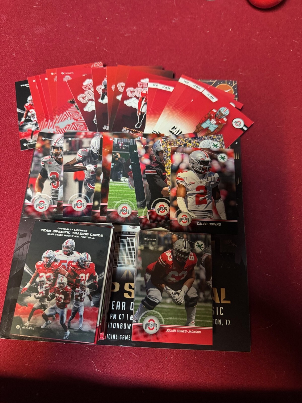 NATIONAL CHAMPIONS!! 2024 ONIT Ohio State Football 118 Card Team Set ...