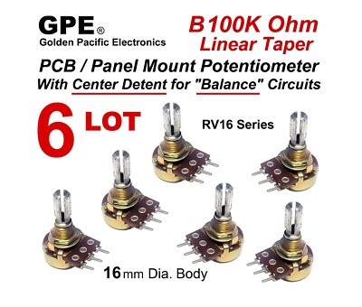 Passive Components - 6 Pin Potentiometer