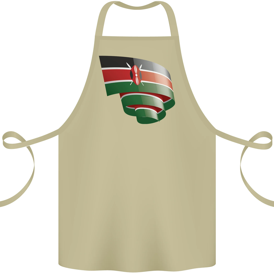 Curled Kenya Flag Kenyan Day Football Cotton Apron 100% Organic | eBay