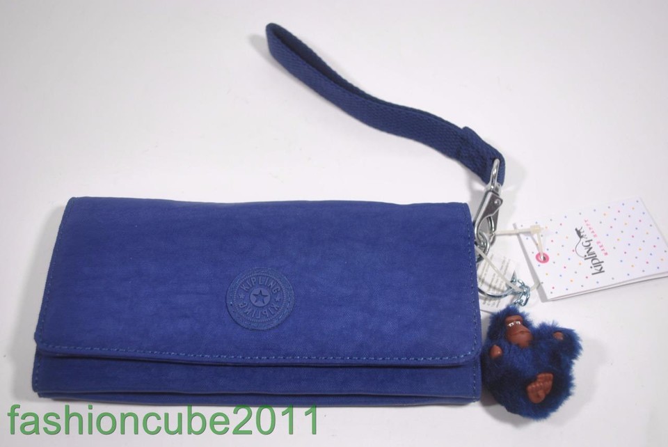 New With Tag Kipling RUBI Large Wallet / Wristlet with Furry Monkey | eBay