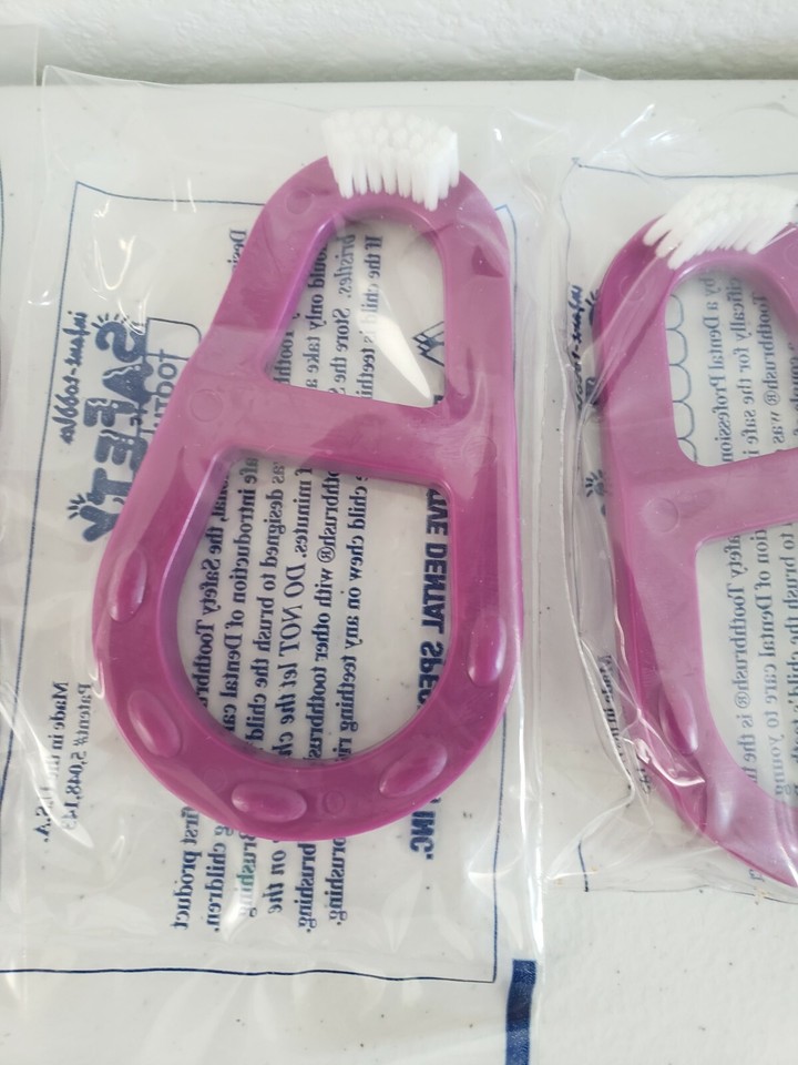 6X New Safety Baby Care Toddler Toothbrush 3-36 Months Relief Purple | eBay
