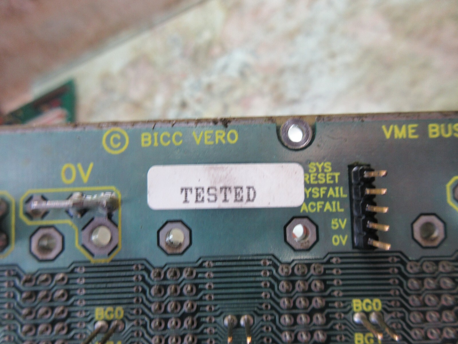 BICC-VERO CIRCUIT BOARD 243-56479 NO. 2060266B NO. 432899 0027047 BICC ...