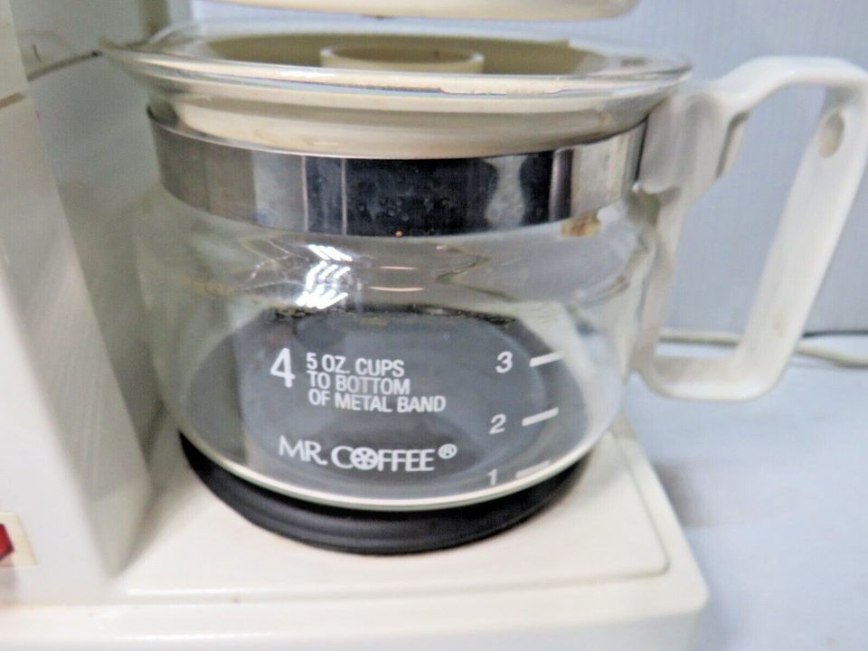 Mr Coffee VL4 White Automatic Drip Coffee Maker Four Cups Works | eBay
