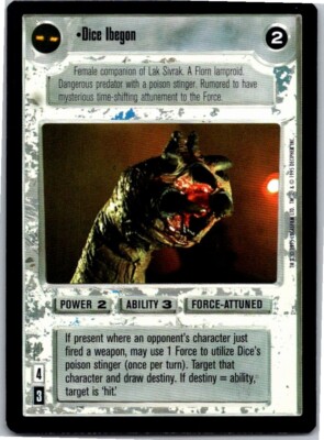 Star Wars CCG Dice Ibegon Premiere BB TCG Decipher Free Shipping! | eBay