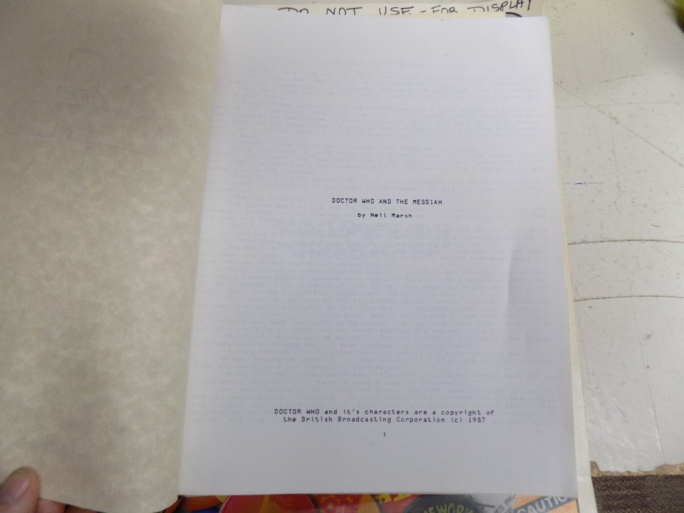 Vintage Science Fiction Doctor Who and the Messiah Neil Marsh 1987 | eBay