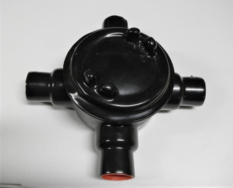 CALBOND PV0700 GUAX26 3/4" PVC COATED EXPLOSION PROOF JUNCTION BOX W/AL ...