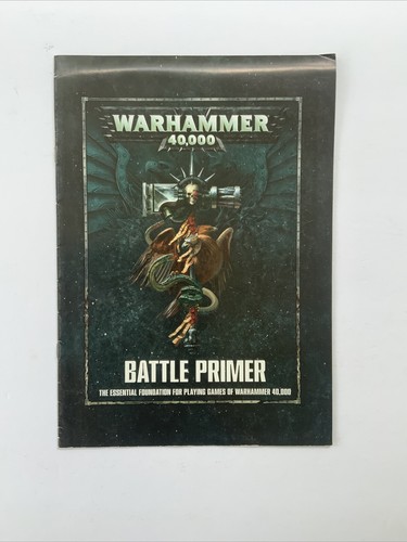 Games Workshop Warhammer 40K Battle Primer Booklet - Quick Ref Dark ...