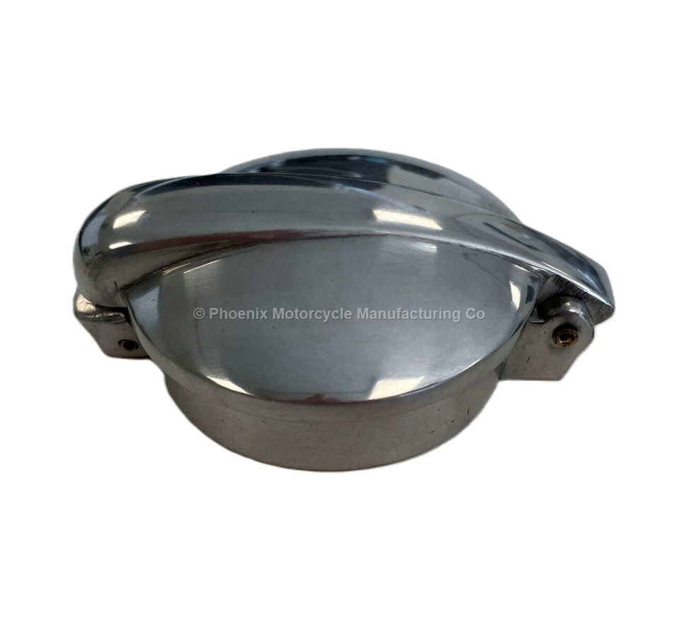 POLISHED ALUMINIUM 2" 'MONZA' FUEL CAP - WITH STEEL FILLER NECK - UK ...