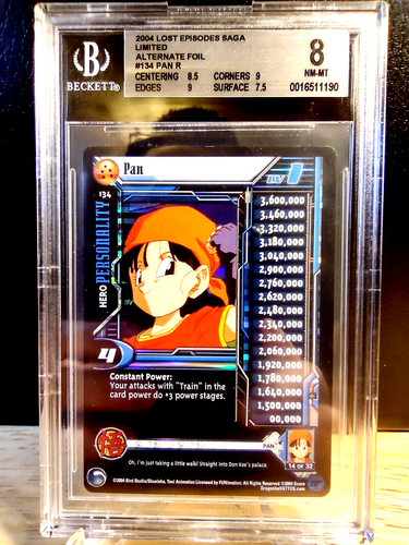 DBZ CCG DRAGON BALL GT PAN LV1 #134 LIMITED FOIL LOST EPISODES SAGA BGS ...