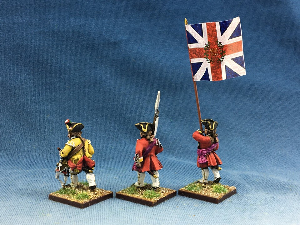 28mm Seven Years War WGS painted British 44th Foot GBA10-2 | eBay