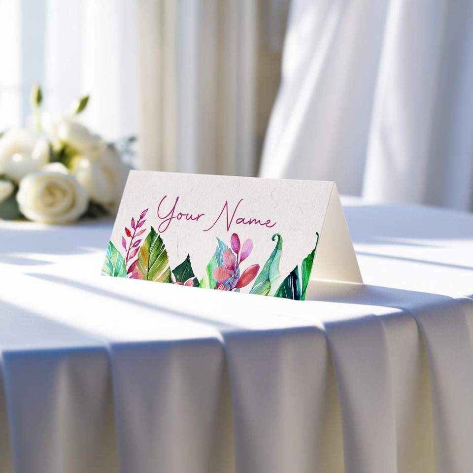 Personalised Place Cards, Table Name Cards for Weddings, Place Table ...