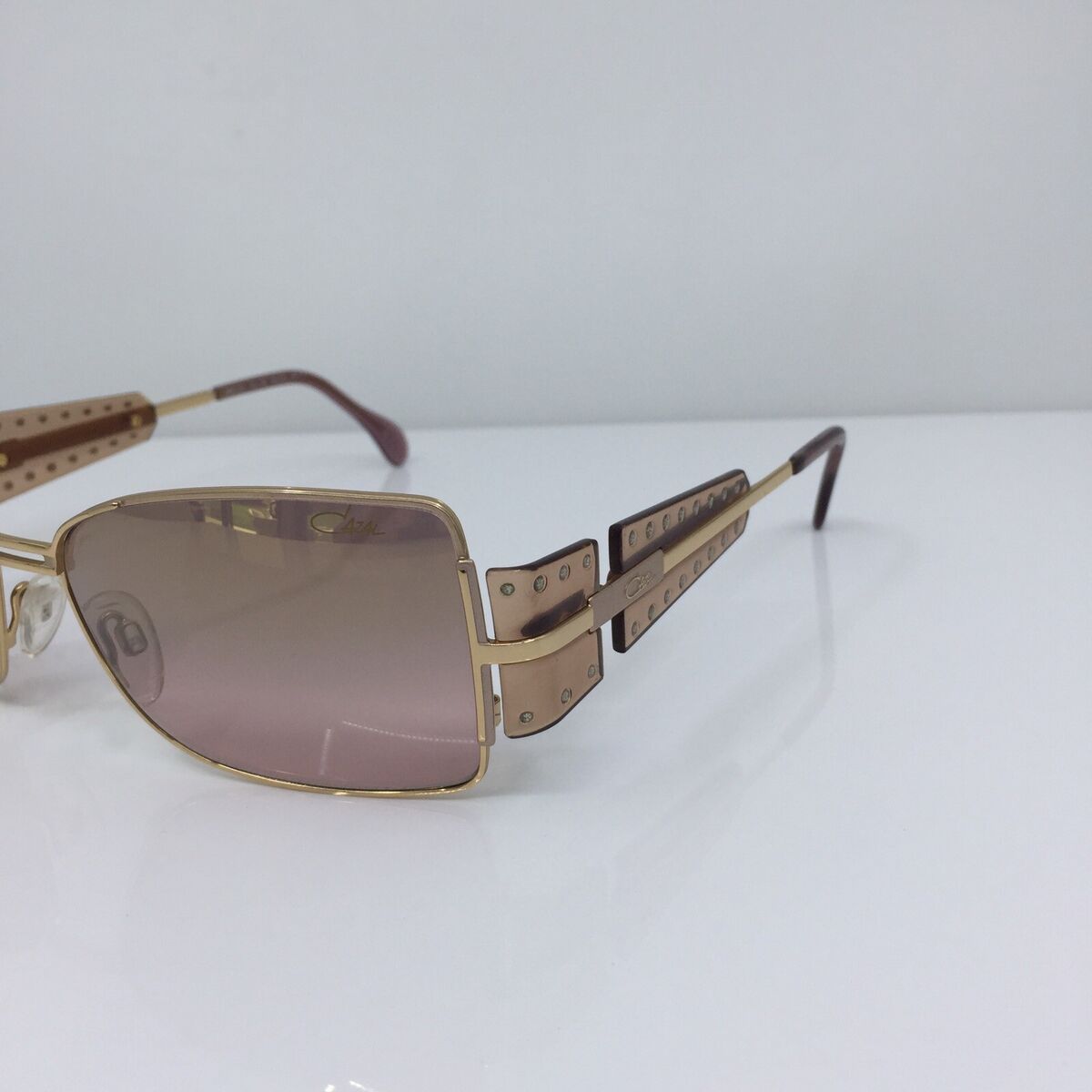 New Vintage Cazal 947 Sunglasses M. 947 Col. 497 Gold w New Vintage Cazal 947 Sunglasses M. 947 Col. 497 Gold w