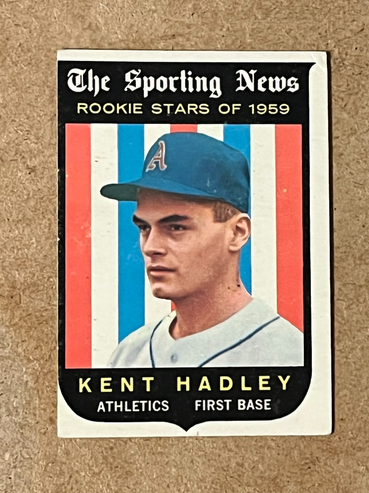 1959 Topps Kent Hadley Rookie #127 VG Off-center | eBay