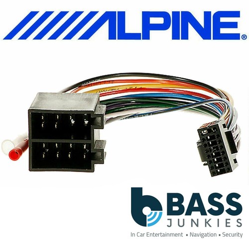 Alpine UTE-93DAB Car Radio Stereo Replacement Wiring Harness Loom ISO ...