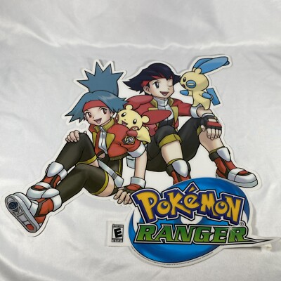 Pokémon Ranger Promo 2006 Nintendo DS Promotional Large Sticker Decal ...