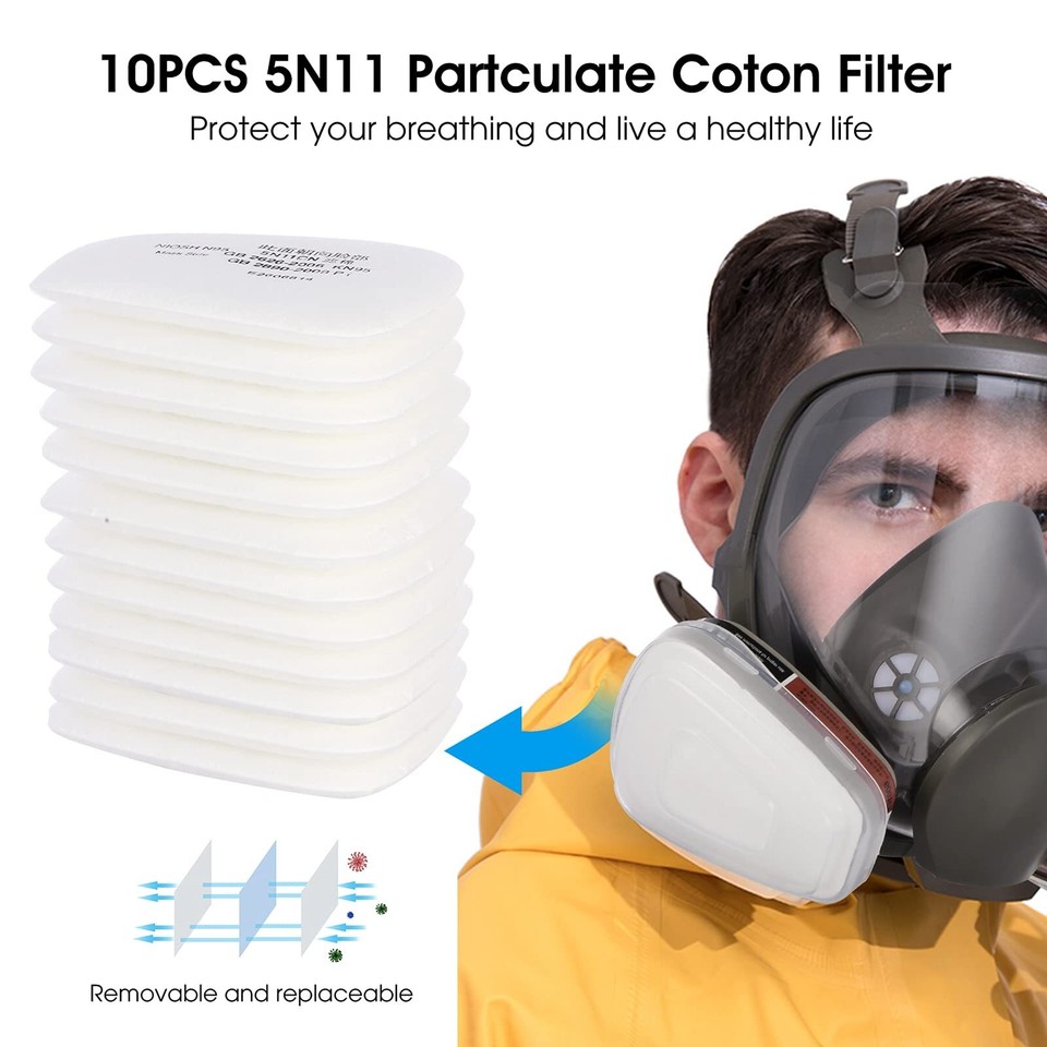 4Pcs Respirator Replacement Cartridges Anti-Organic Vapor for ...