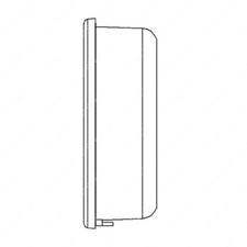 Freightliner Ametek A22-38898-001 900 Series Speedometer BLK Bezel for ...
