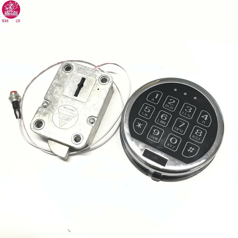 Chrome Light LED Keypad Basic Swingbolt Lock Replace Most S&G LG NL ...