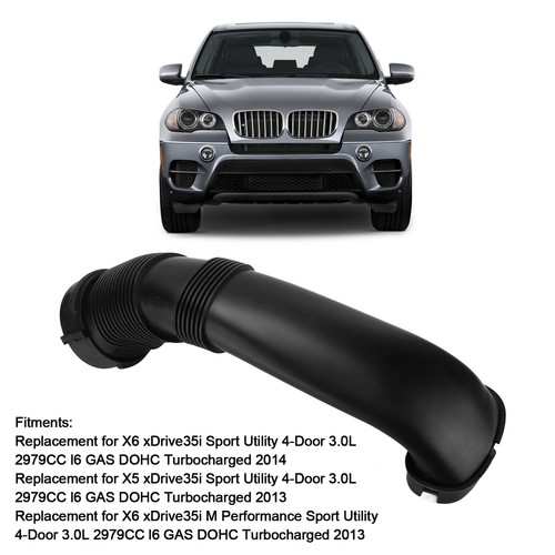 Car Air IntakeInlet Duct Tube Hose Black For VOLLSUN 13717624208 For X5 ...