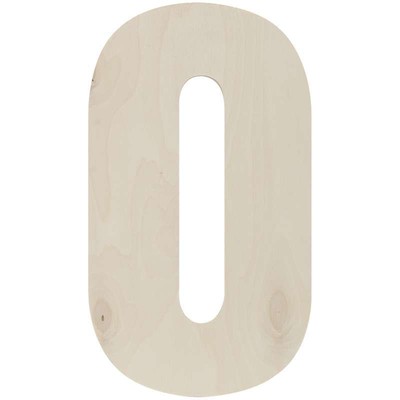 Baltic Birch Collegiate Font Letters & Numbers 13.5" O | eBay