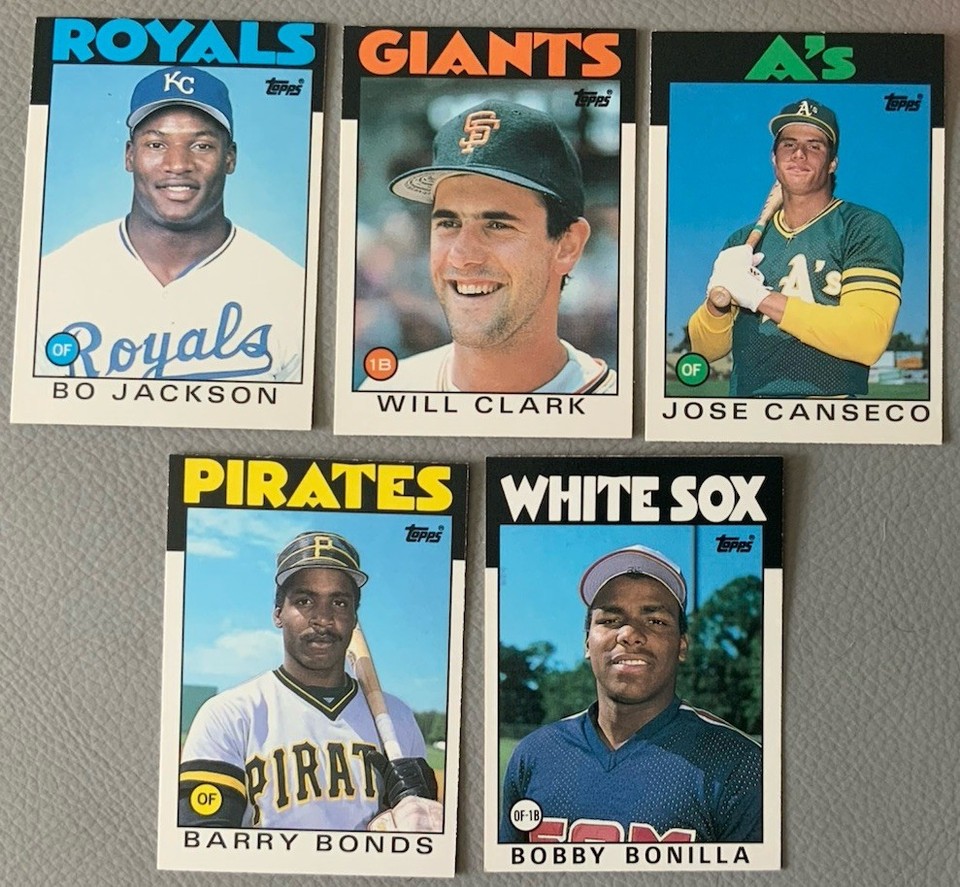 1986 TOPPS TRADED SETS (2) & 1986 FLEER UPDATE SET & FREE 1987 FLEER ...
